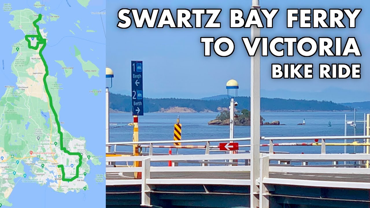 Swartz Bay Ferry to Victoria Bike Ride - YouTube