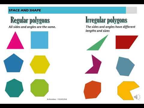 Properties of 2D shapes - Space and Shapes - YouTube