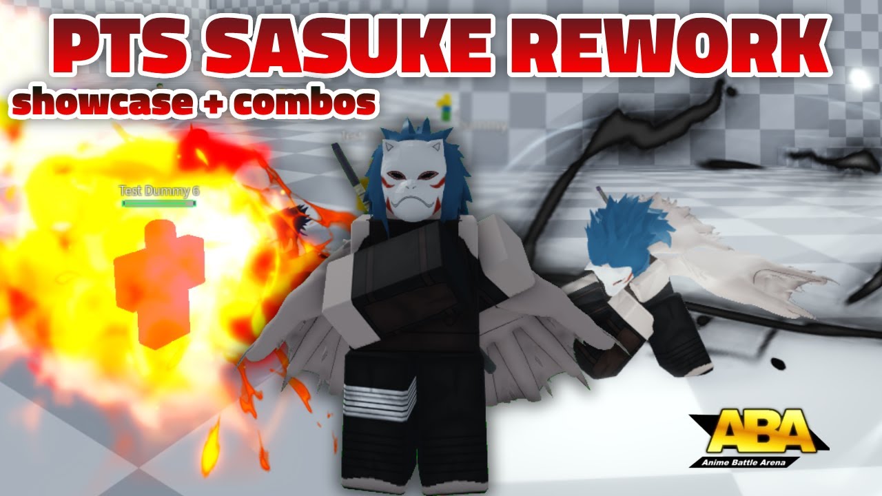 [ABA UPDATE] PTS SASUKE REWORK SHOWCASE + COMBOS (ACTUALLY BROKEN ...