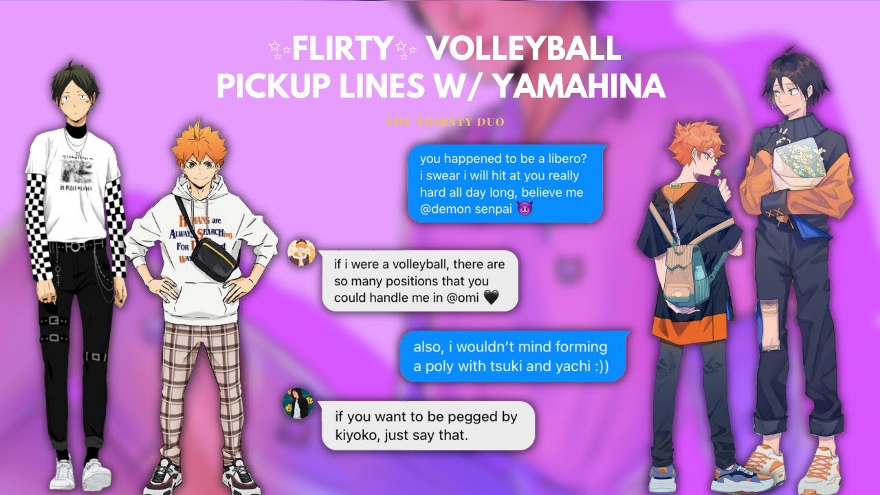 haikyuu! flirty volleyball catchphrases with yamahina |chaos & smexual ...