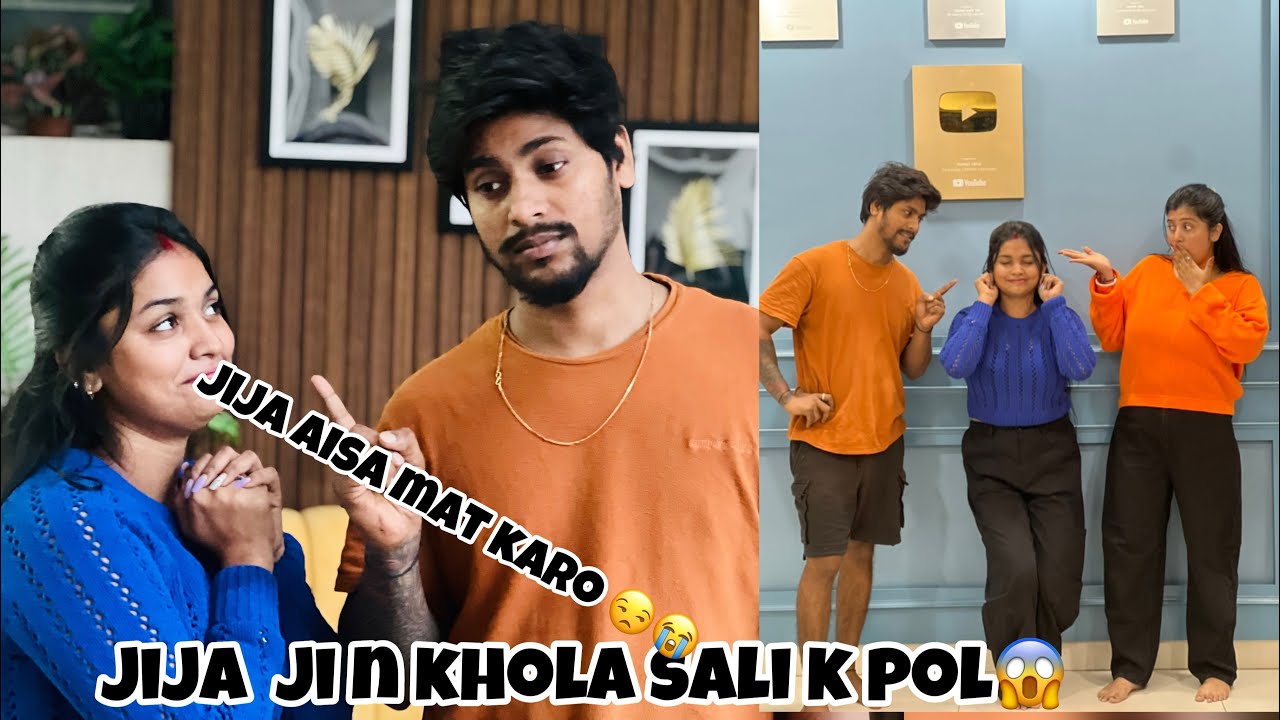 Jija ji mere sath aisa mat karo please😢😭Sali ji n aisa dikha diya jise ...