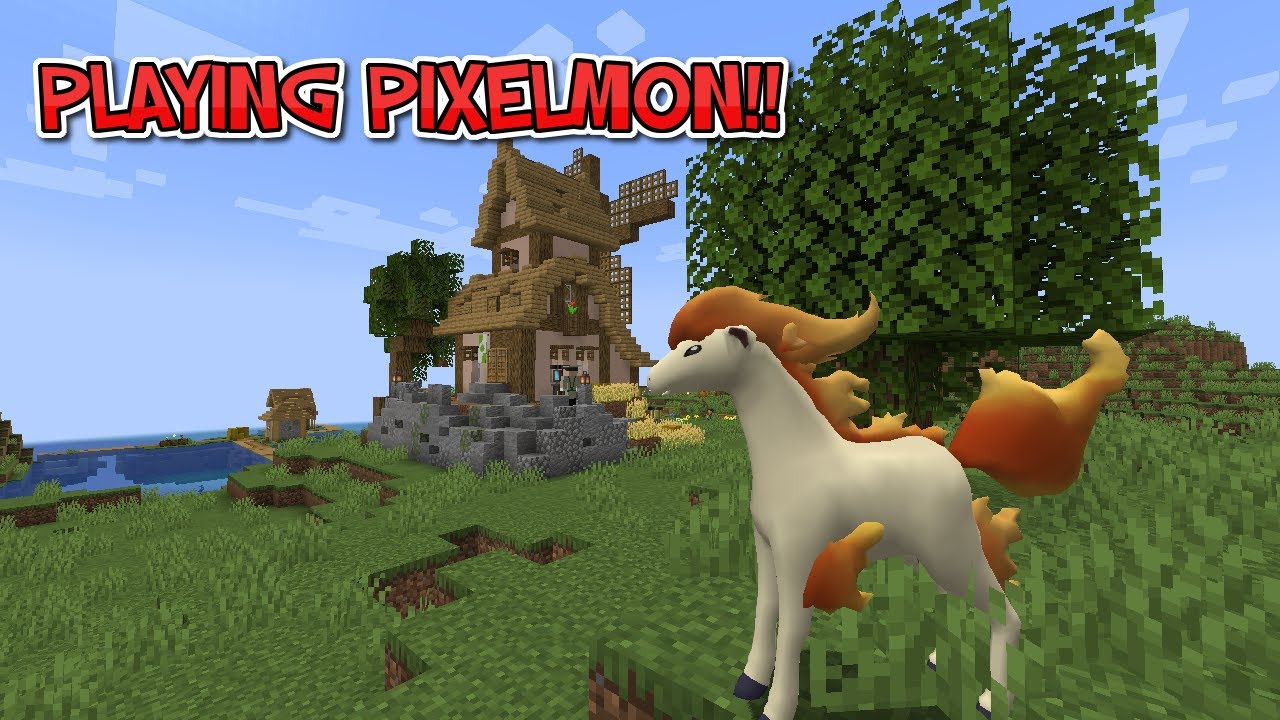 PLAYING PIXELMON FOR THE FIRST TIME! | Pixelmon Revived - YouTube