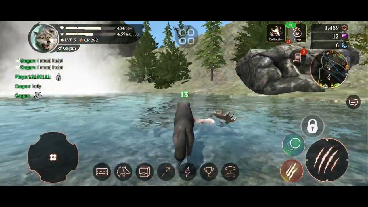 WOLF GAMEPLAY - YouTube