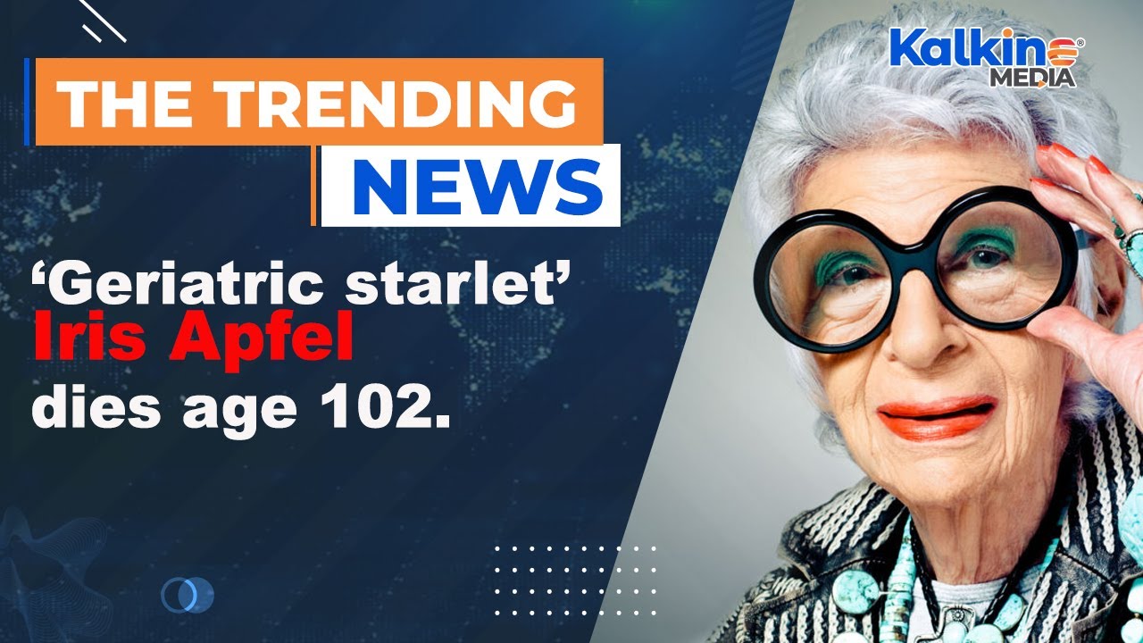 ‘Geriatric starlet’ Iris Apfel dies age 102 - YouTube