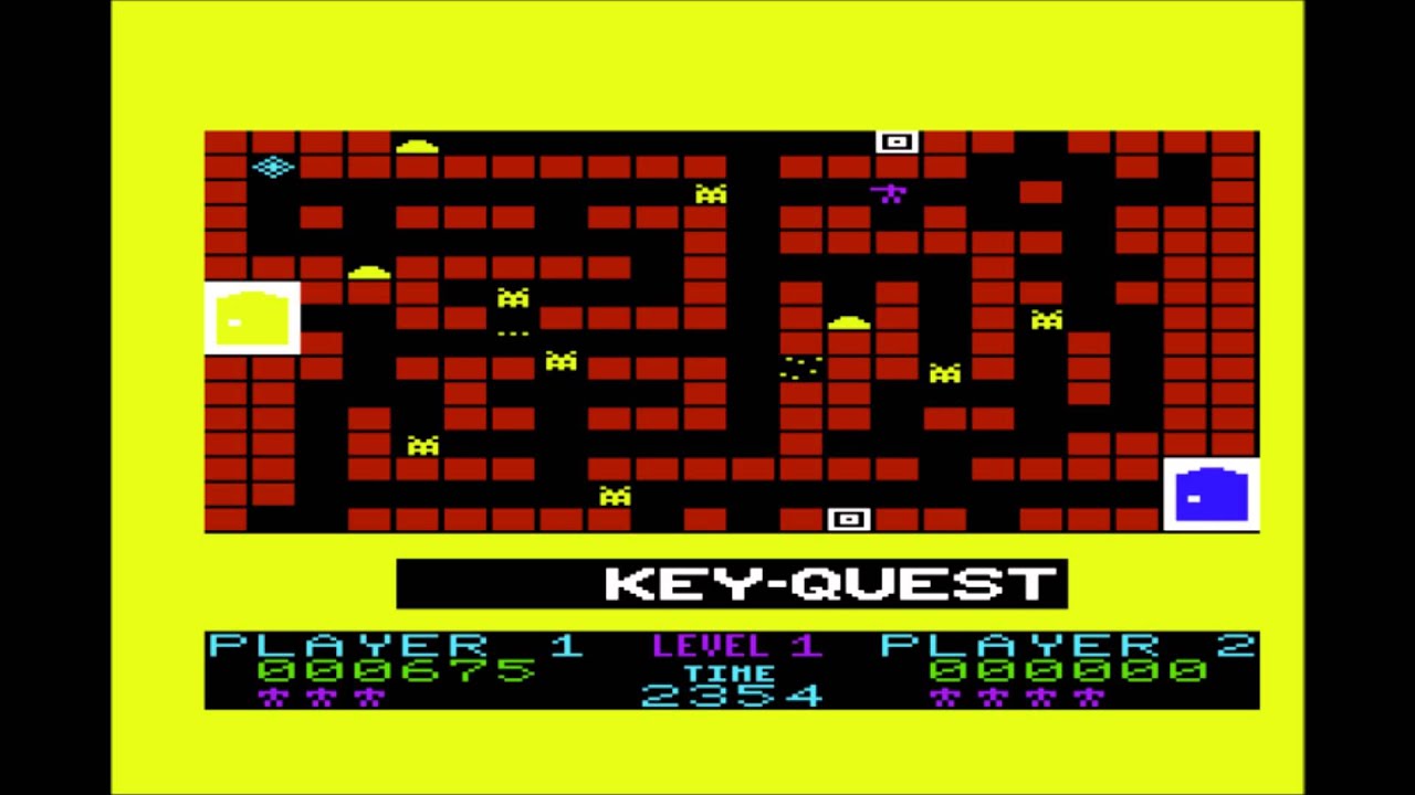 Key-Quest for the Commodore VIC-20 / Commodore VC-20 - YouTube
