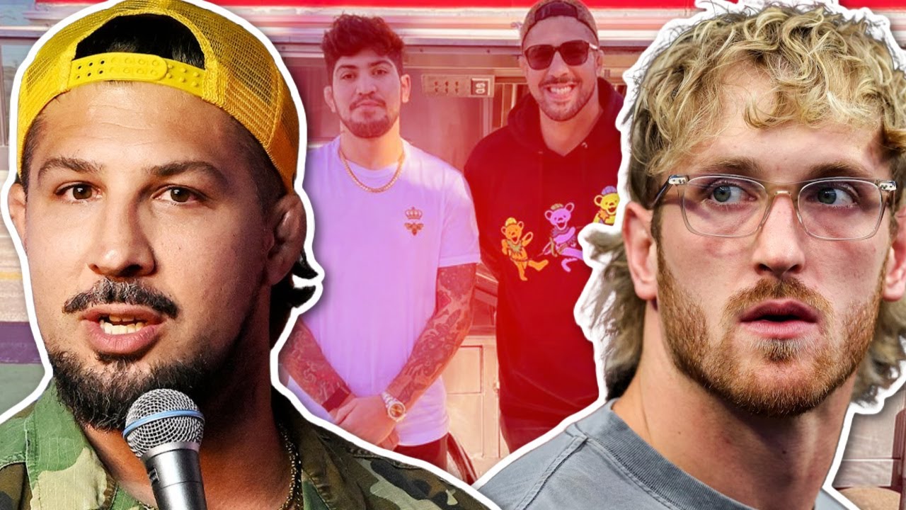 Logan Paul Snaps At Brendan Schaub Over Dillon Danis Lawsuit - YouTube