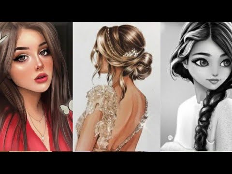 Cute Animated Dps for Girls||cute dps for girls - YouTube