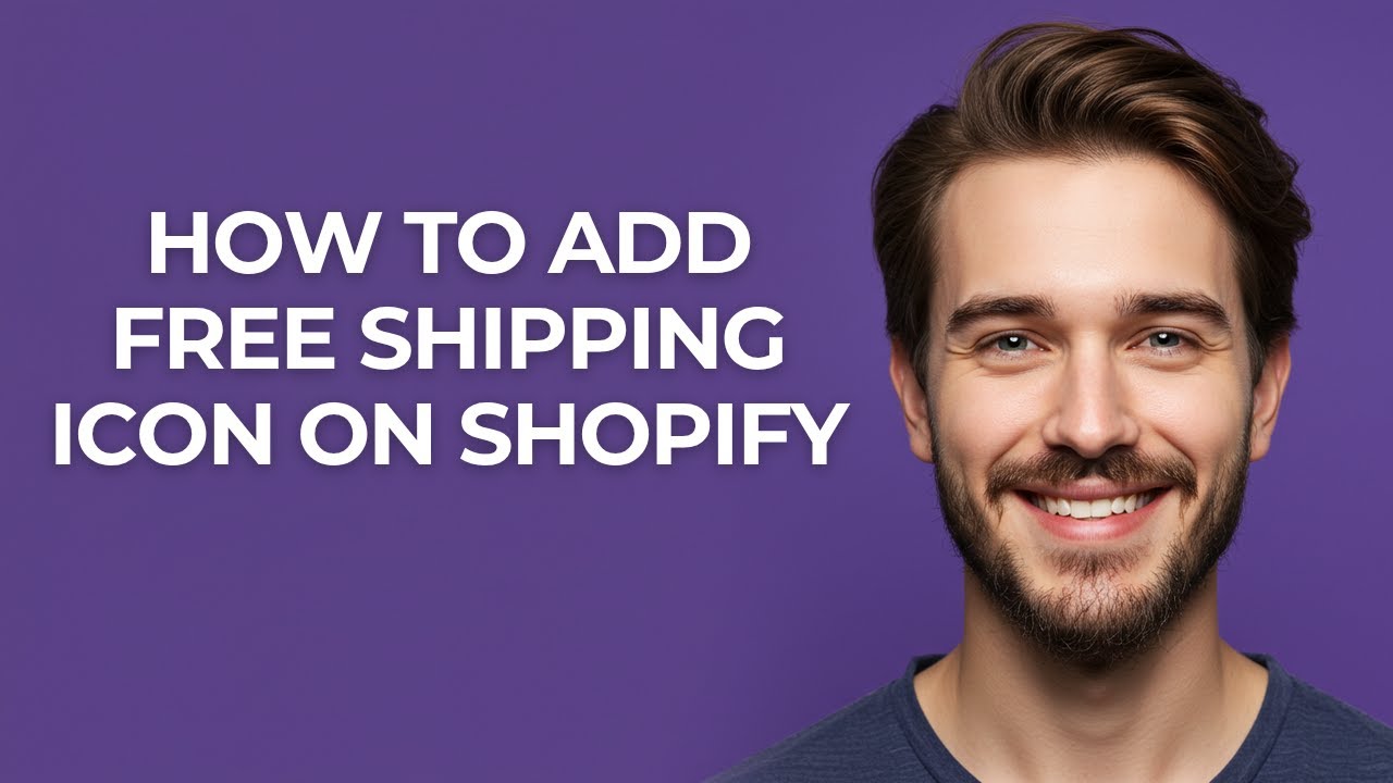 How to Add Free Shipping Icon on Shopify - GUIDE! - YouTube