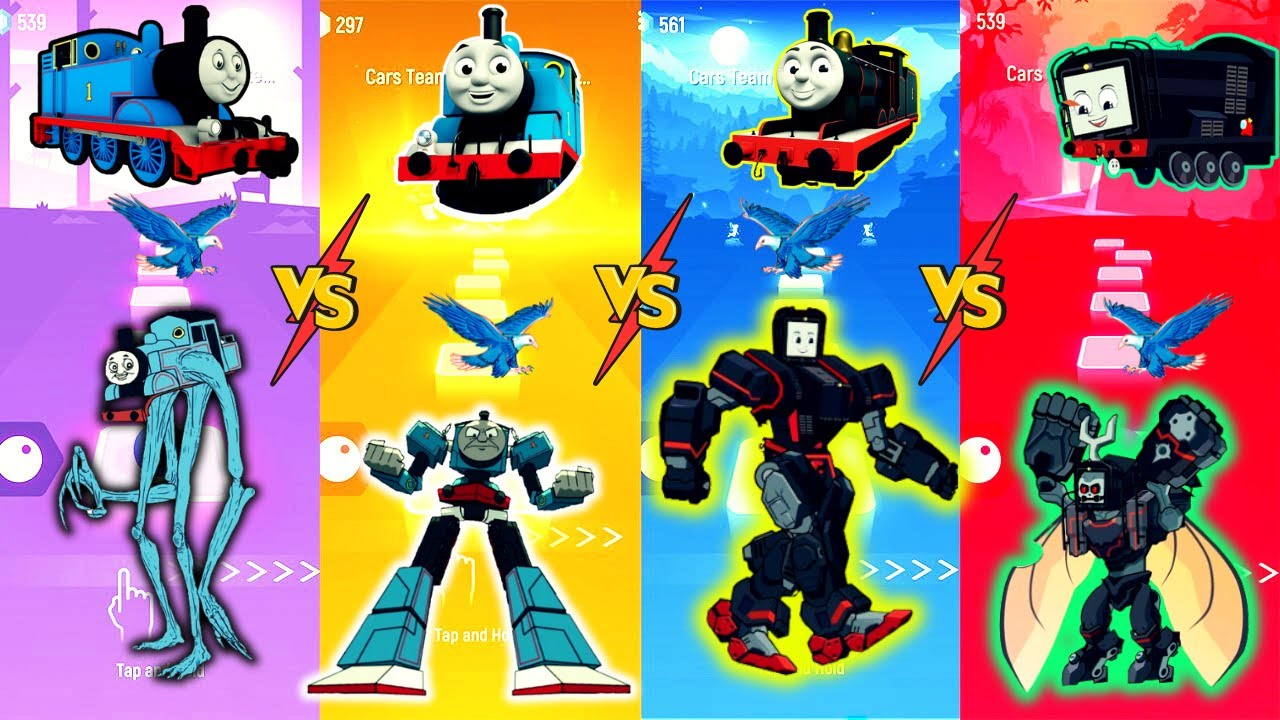 Robot Monster vs Thomas Robot vs Robot Diesel vs Mecha Harold coffin ...