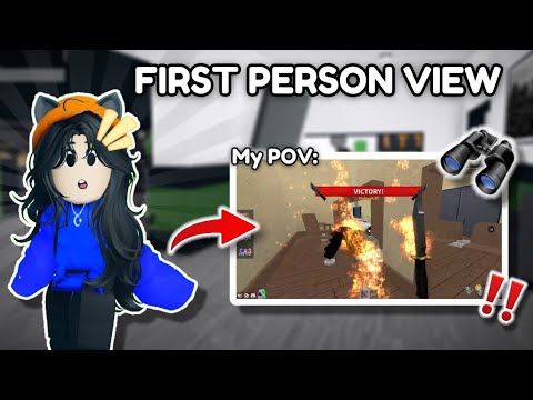 Playing MM2 In FIRST PERSON VIEW‼️ .. - YouTube