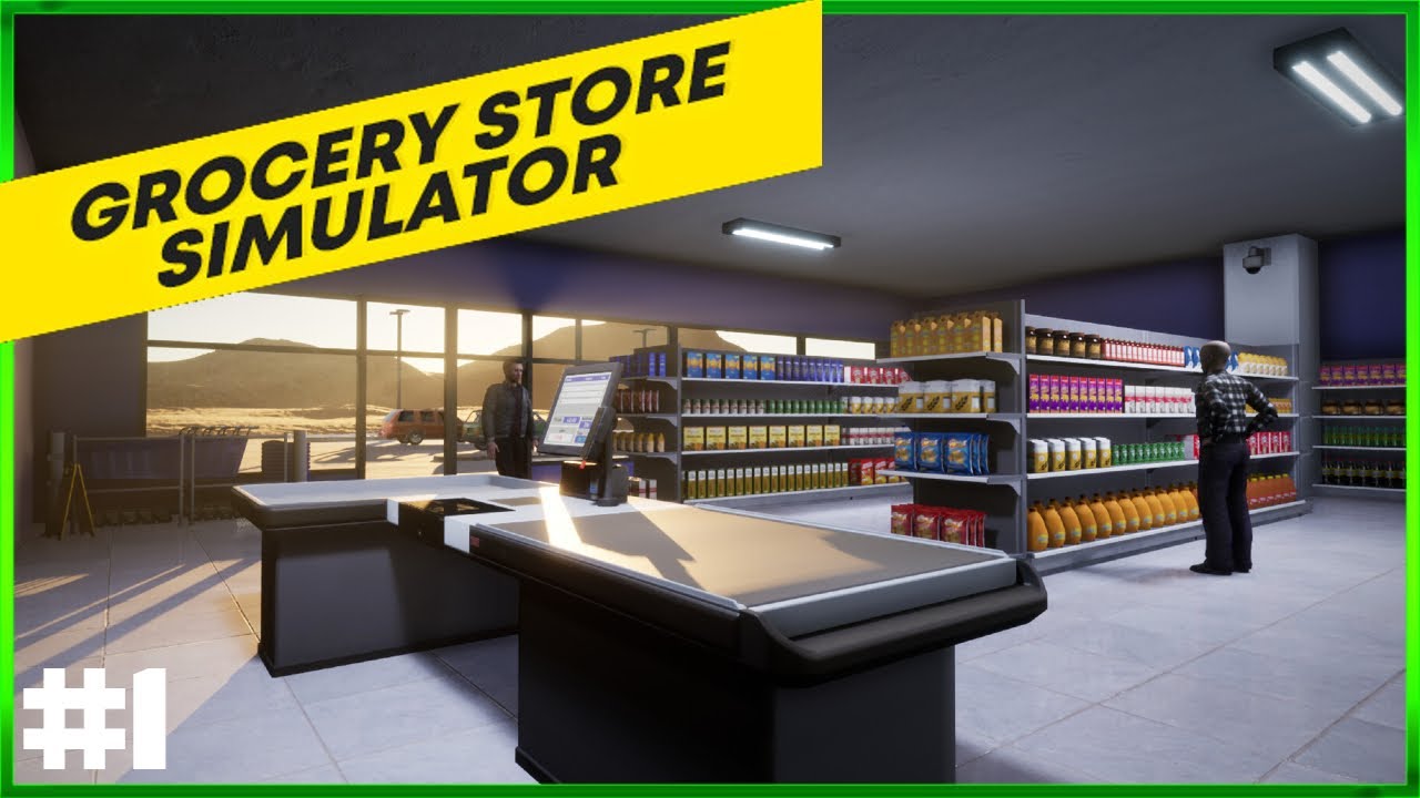 Grocery Store Simulator - First Look - New Co-Op Store Simulator - Episode #1 - YouTube