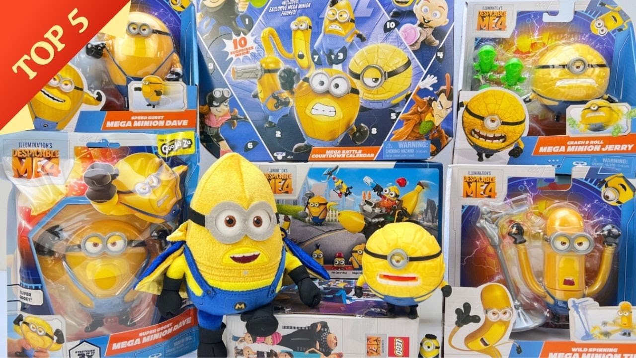 Minions Despicable Me 4 Toys Unboxing Review | Top 5 - YouTube