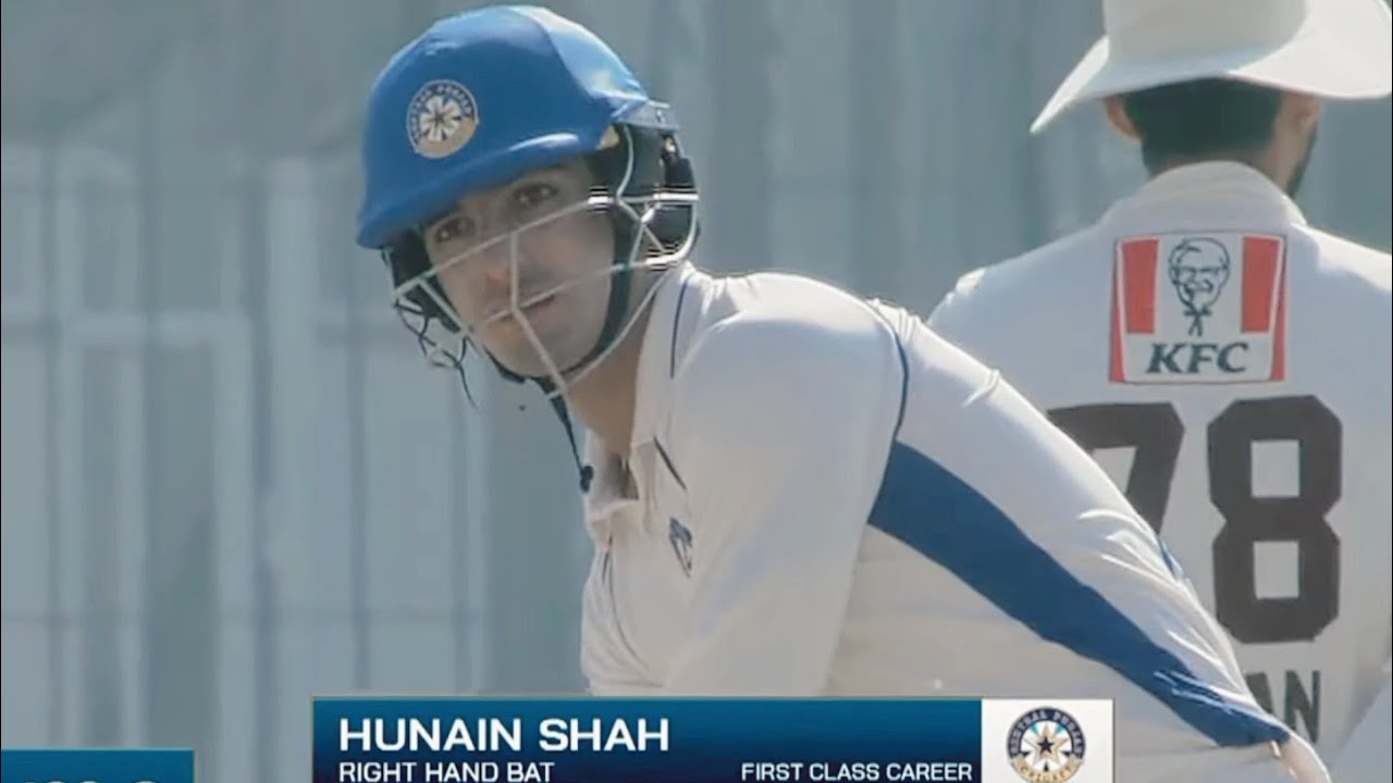 Naseem Shah Brother Hunain Shah Batting in Batting in Pakistan Domestic ...