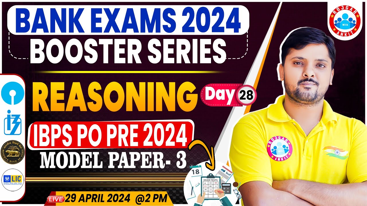 Banking Exams 2024 Booster Series | IBPS PO PRE 2024 Model Paper ...