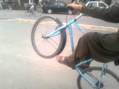 cycle wheeling in Pakistan - YouTube