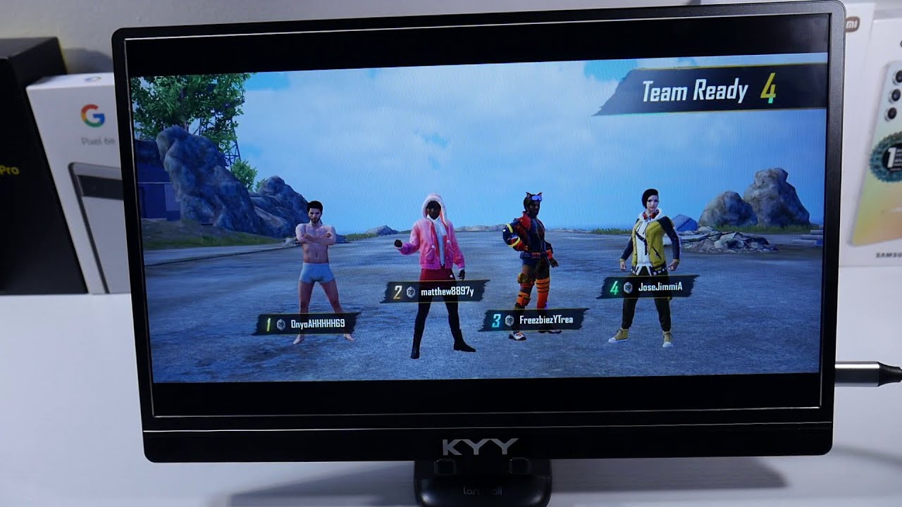 KYY 14 Inch Portable Monitor! (With S24 Ultra Dex Mode) - YouTube