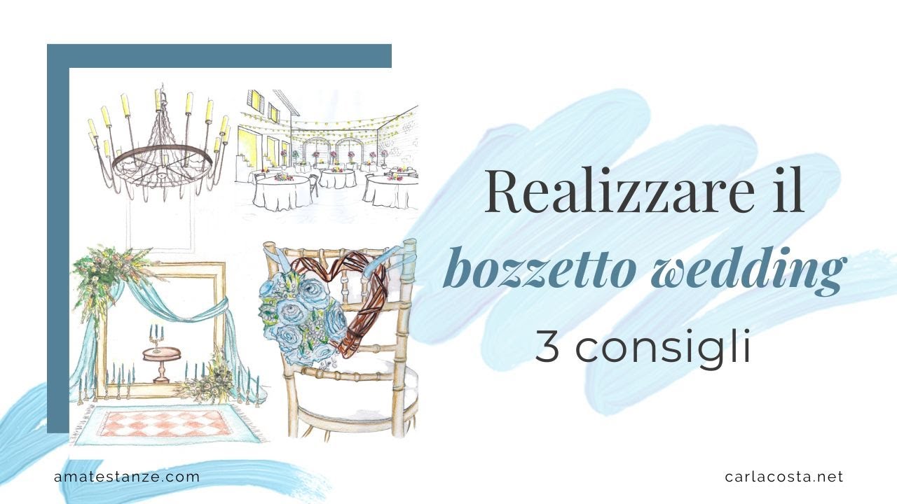 Realizzare il bozzetto wedding: 3 consigli - YouTube