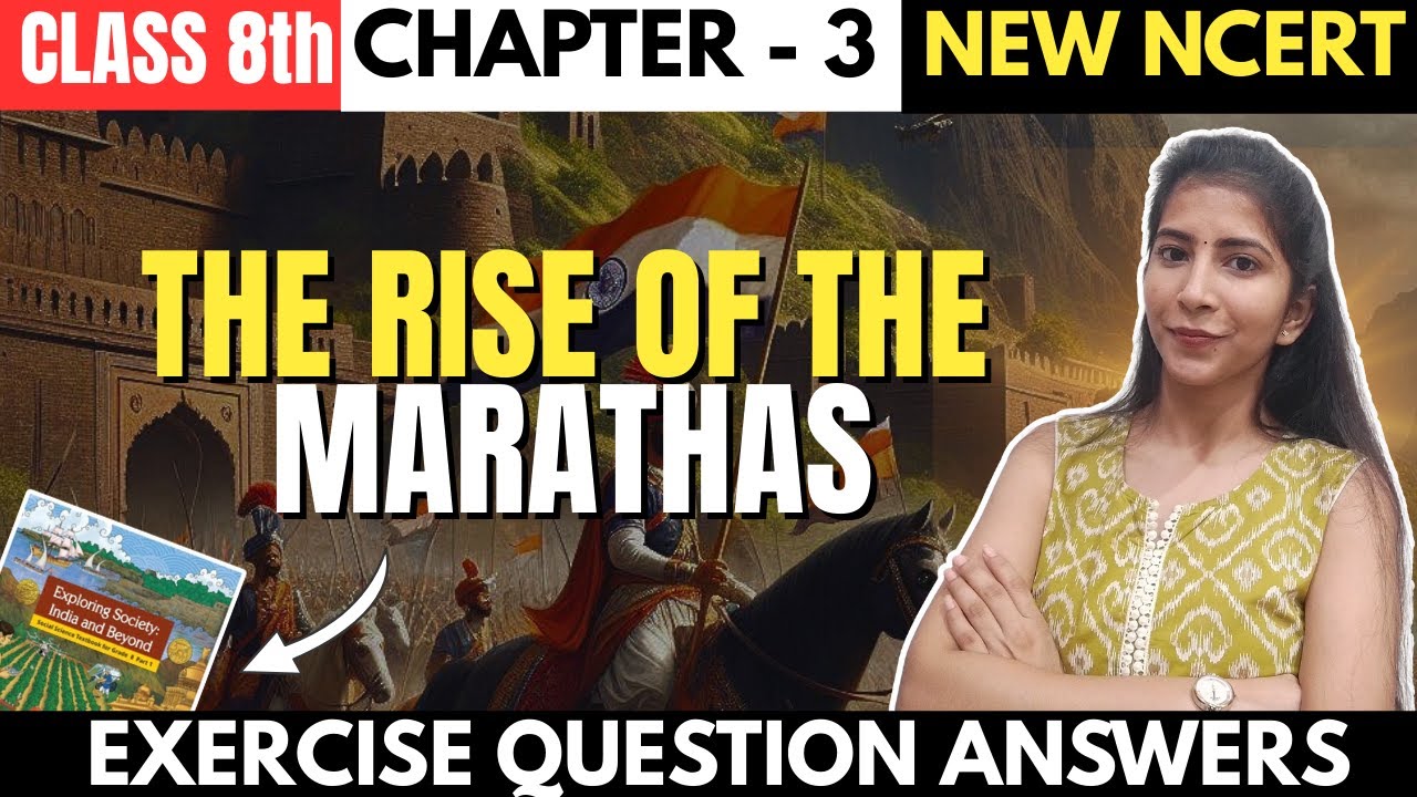 The Rise of Marathas | Class 8th SST Chapter - 3 | Question Answer and ...