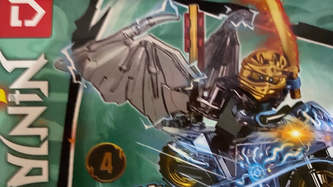 Lego Ninja, ninja with transparent wings on blue bike #lego # ...