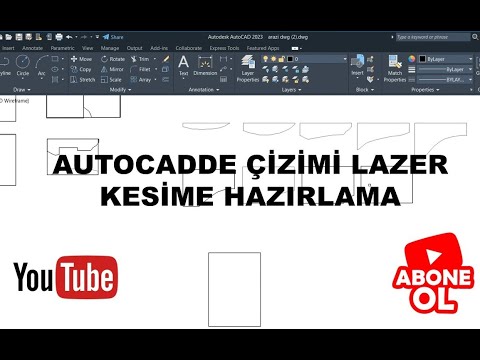 Autocadde Çizimi Lazer Kesime Hazırlama (Topoğrafya Maketi Lazer Kesim) #lazerkesim #architecture