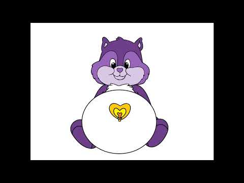 Bright Heart Raccoon Belly Inflation