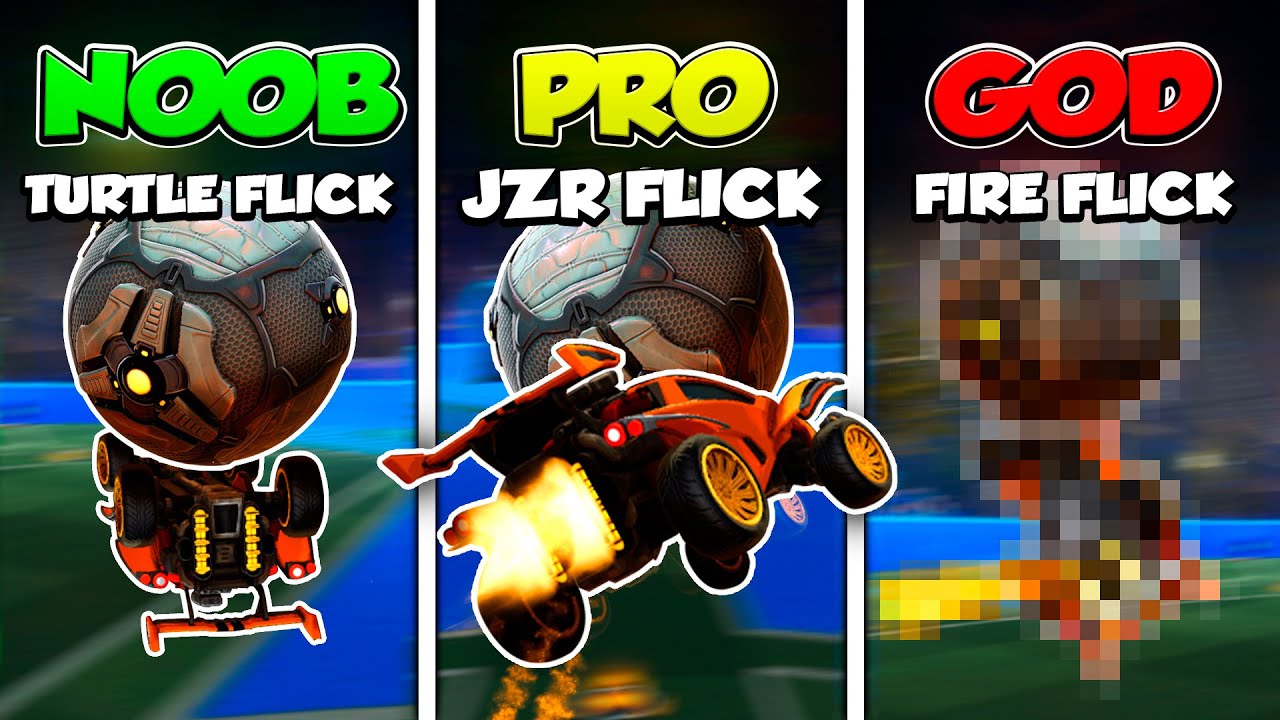 FIZ TODOS OS FLICKS INIMAGINÁVEIS DO ROCKET LEAGUE (novo fire flick ...