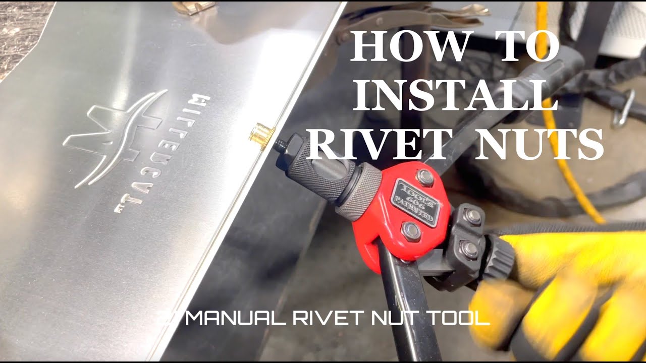 How to Install a Rivet Nut | TOOLS EDITION | MillerCAT - YouTube