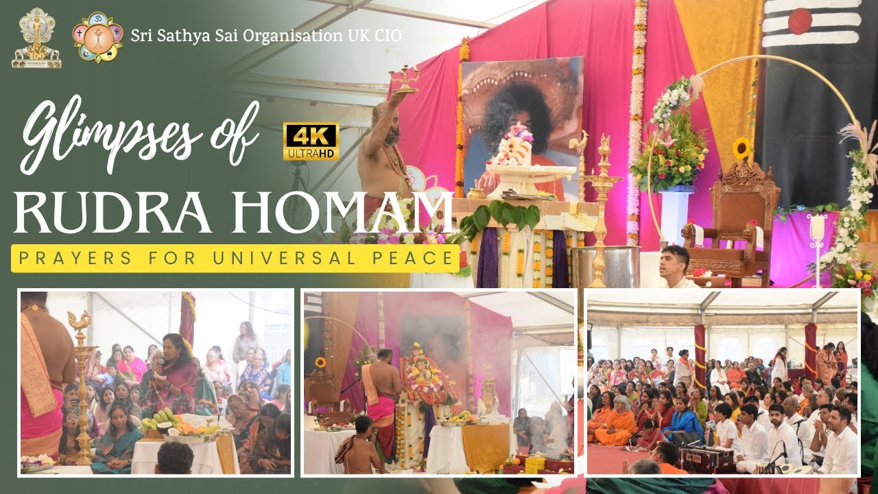 Glimpses of Rudra Homam 2025 | National Prayers for Universal Peace - YouTube