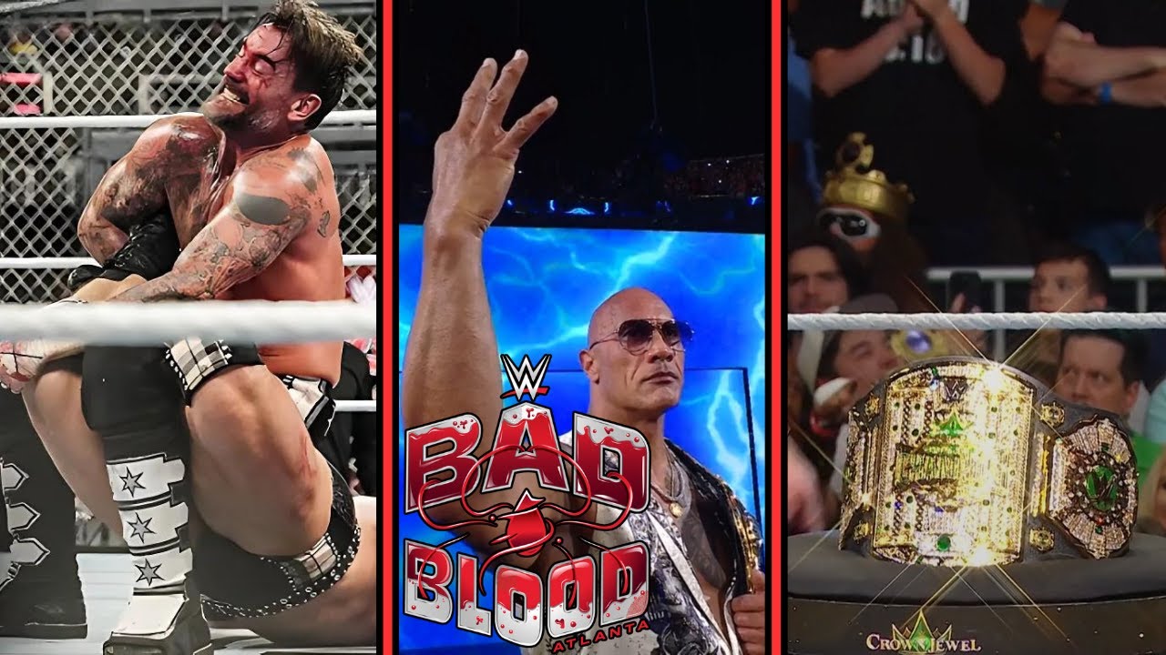 WWE Bad Blood Results - The Rock Returns! Jimmy Uso Reveal & More ...