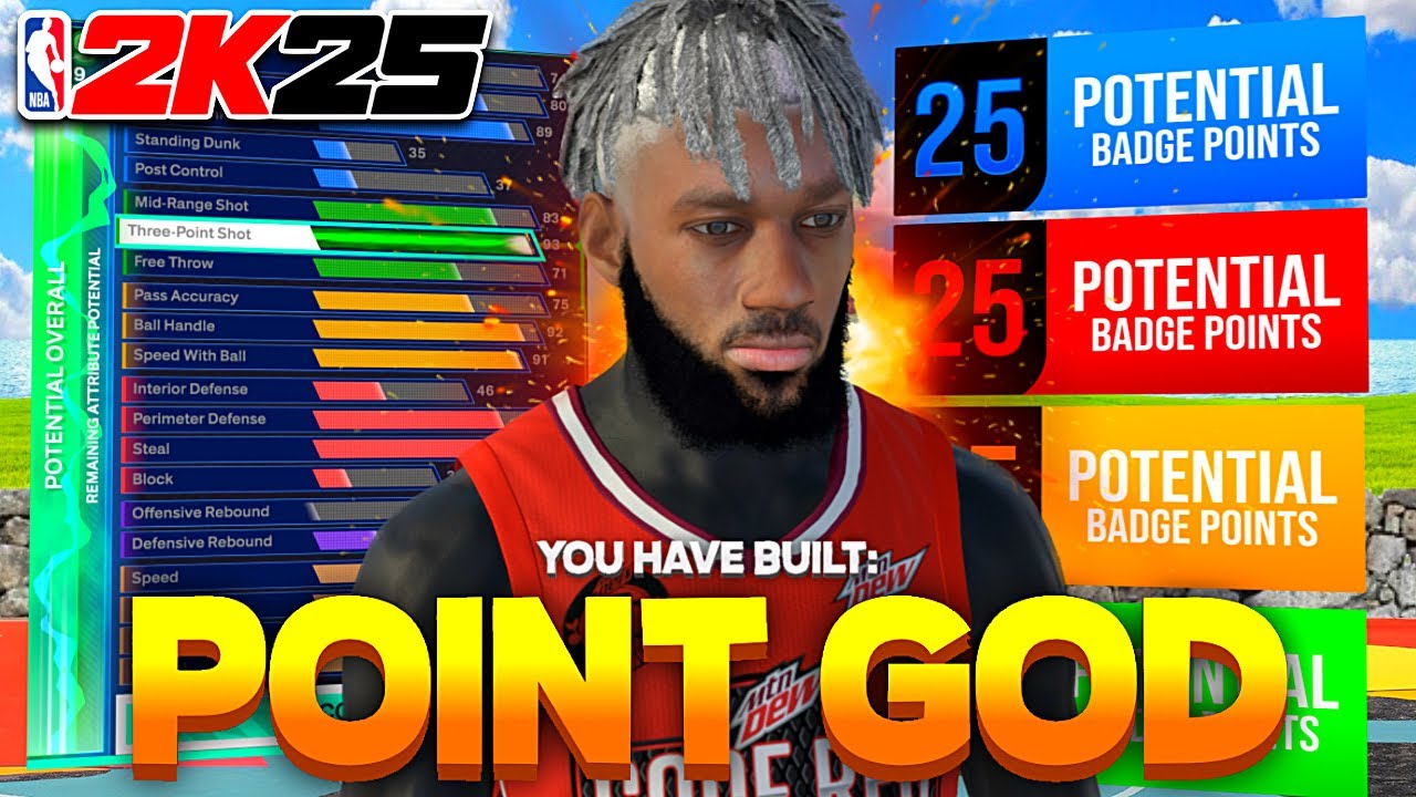 THE BEST 6’3 POINT GUARD BUILD TO BECOME UNSTOPPABLE IN NBA 2K25! BEST ...