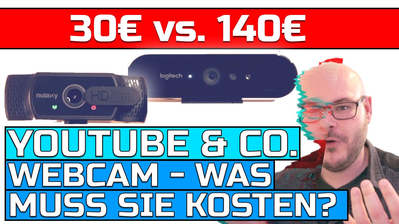Nulaxy C900 vs. Logitech BRIO Webcam - Was muss eine Streaming-Cam ...