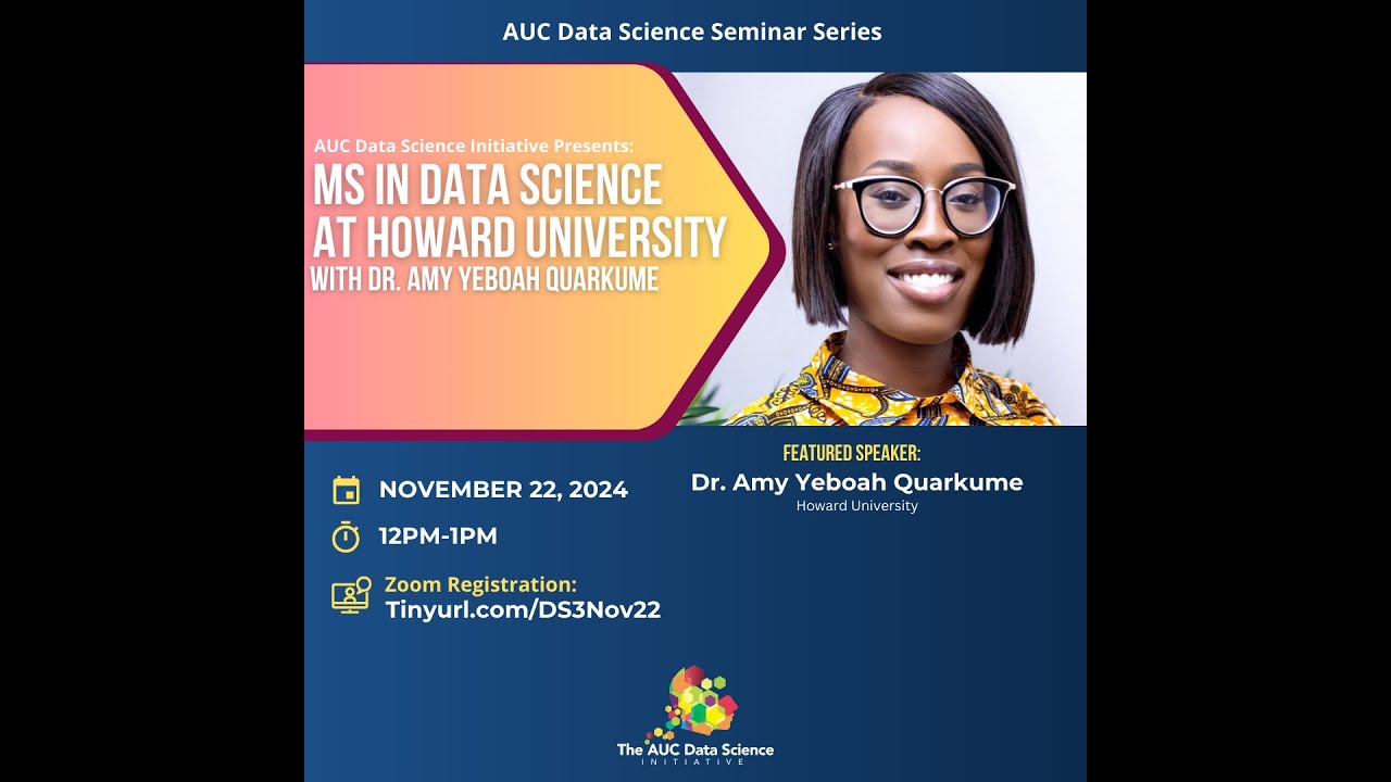 DS^3: MS in Data Science at Howard University - YouTube