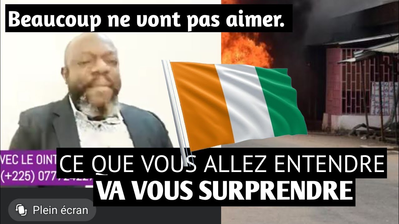 Vous allez entendre des scandales pas possible. - YouTube