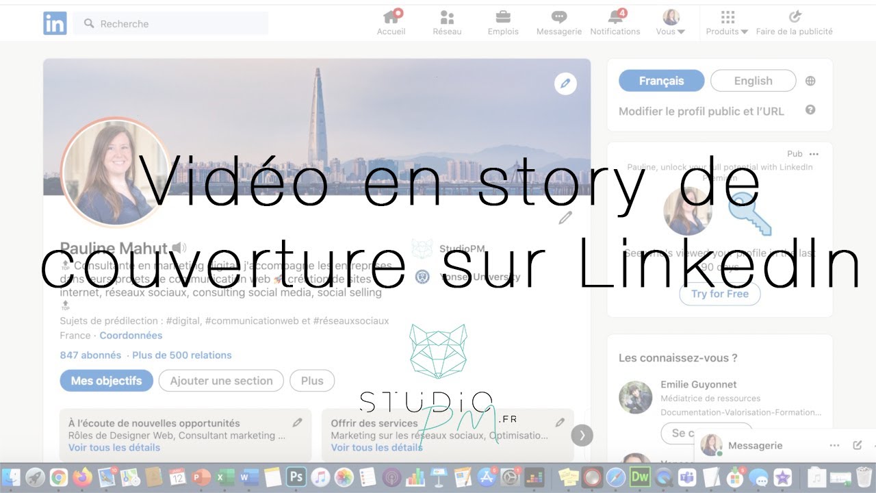Tuto : ajouter une vidéo en photo de profil LinkedIn - YouTube
