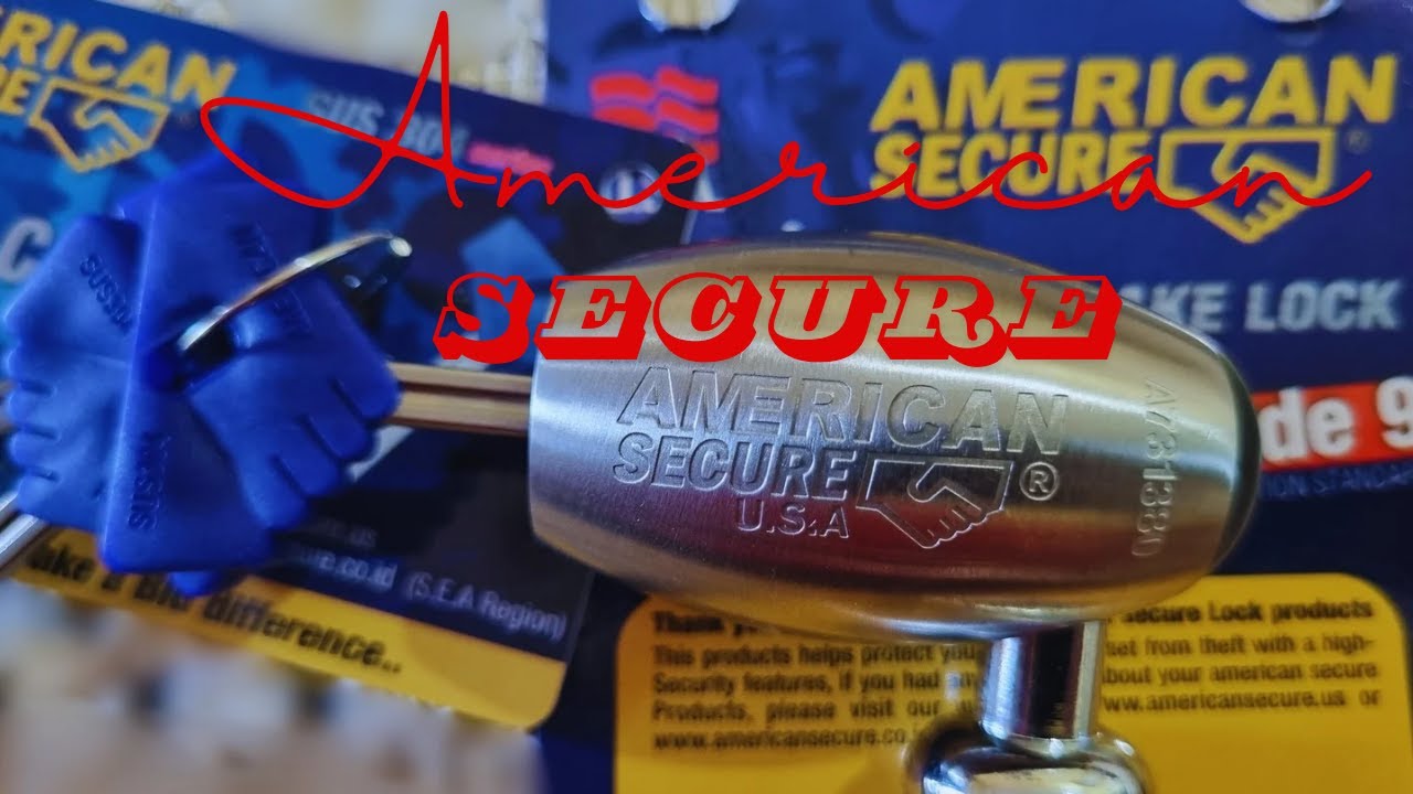 Kunci Cakram Motor Anti Maling | American Secure - YouTube
