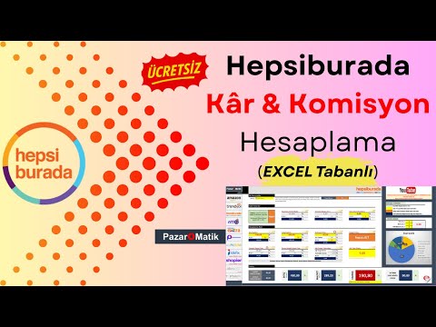 Hepsiburada Komisyon, Kâr, Hakediş ve Maliyet Hesaplama - PazarOMatik 2026