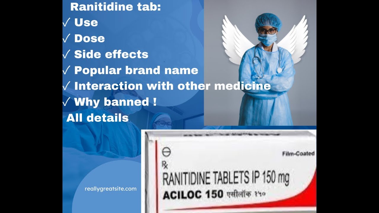 Ranitidine tablet use dose side effects all details. - YouTube