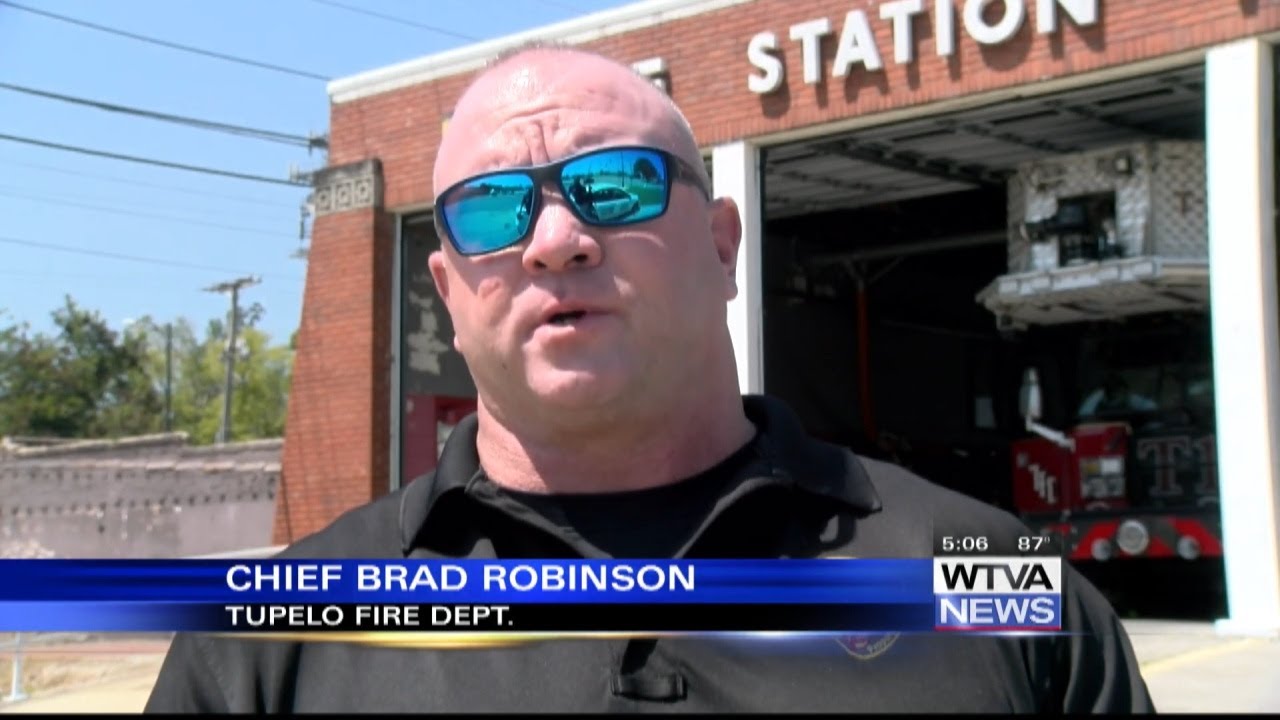 Brad Robinson promoted to Tupelo fire chief - YouTube