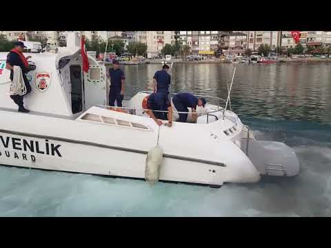 YALOVA ESENKÖY'DE SAHIL GÜVENLİK BOTUNUN LİMANDAN AYRILIŞI 🇹🇷🇹🇷🇹🇷