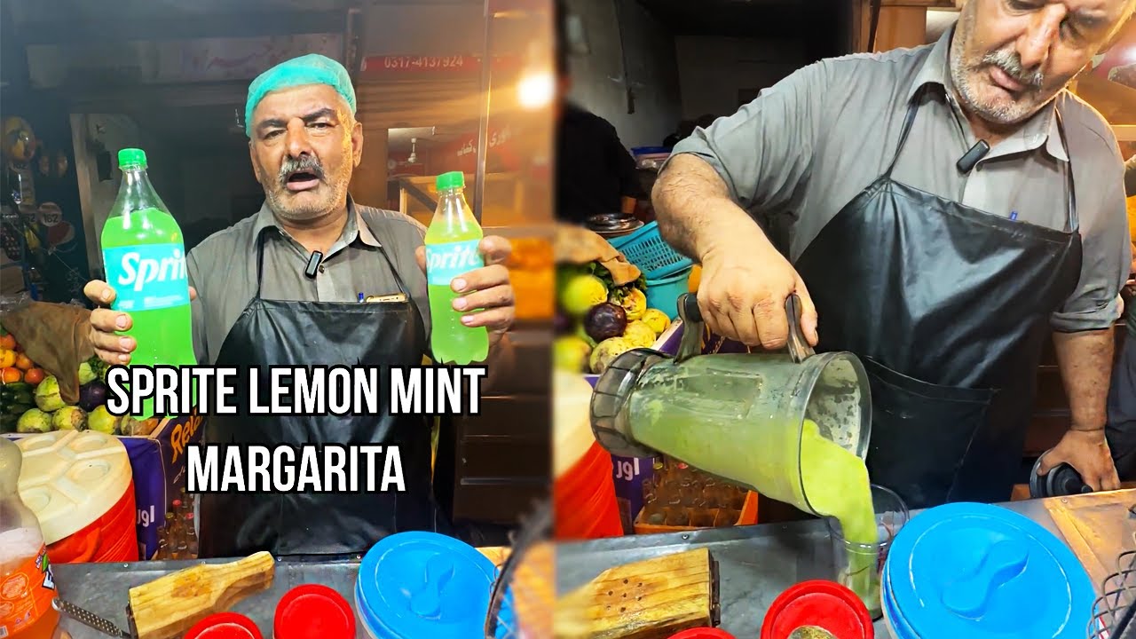 Sprite Lemon Mint Margarita Soda | Summer Soft Drinks | Street Food ...