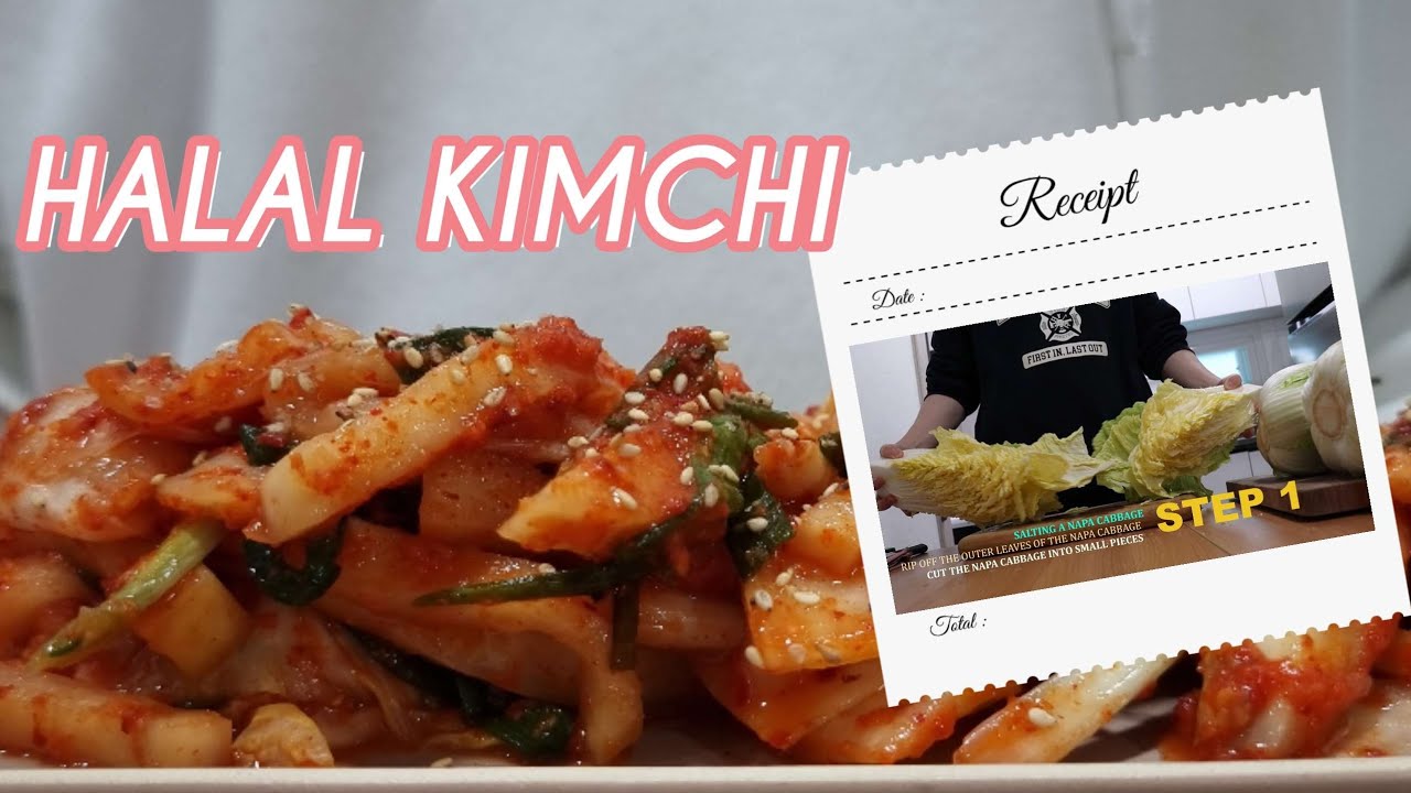 Halal Kimchi. Super Detailed Recipe. - YouTube
