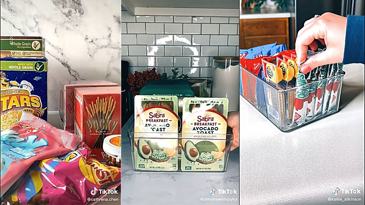 Restocking and Refilling Snack / Fridge / Pantry ASMR #3 - YouTube