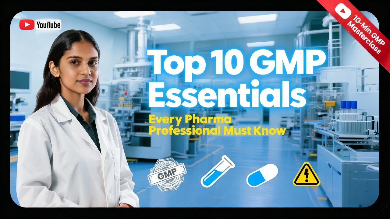 Top 10 GMP Essentials Every Pharma Professional Must Know-Complete GMP ...
