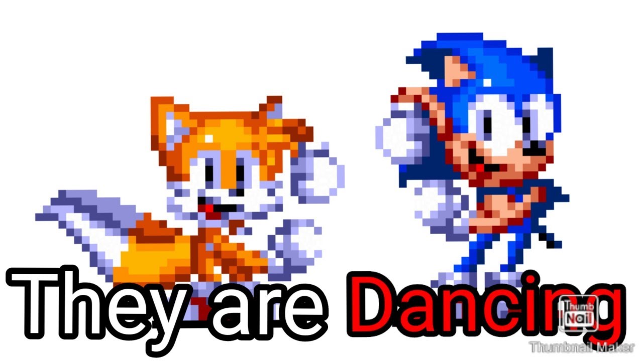 Sonic And Tails Dancing Meme 2 (ft Knuckles Updated). - YouTube