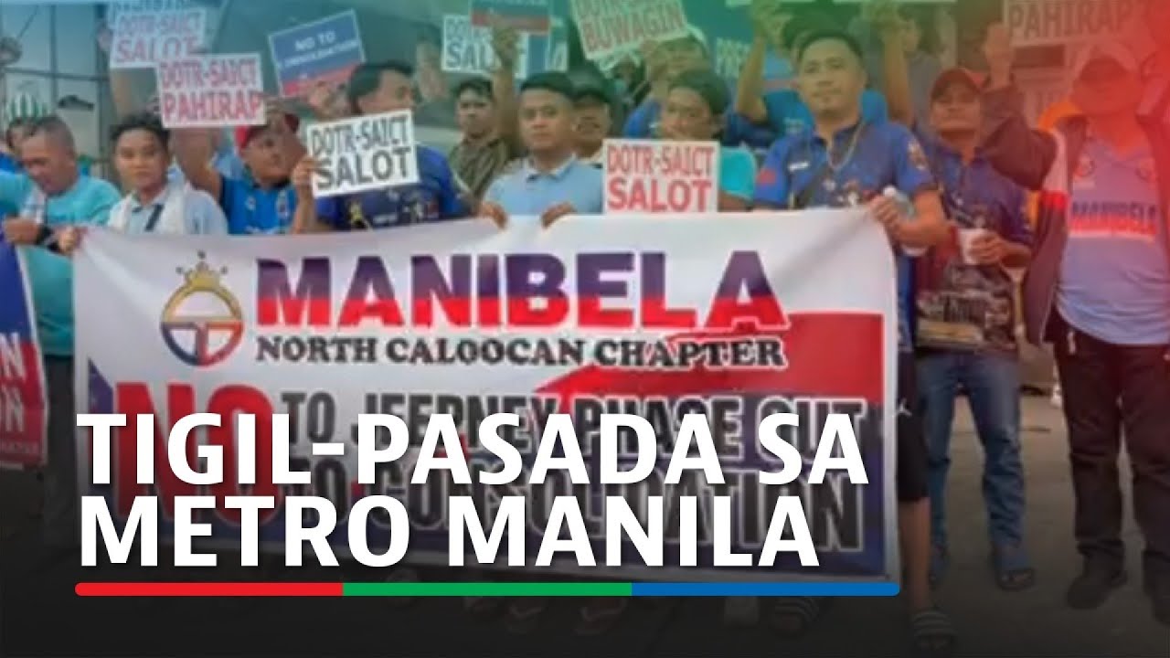 Tigil-pasada at kilos-protesta, ikinasa ng Manibela | ABS-CBN News ...