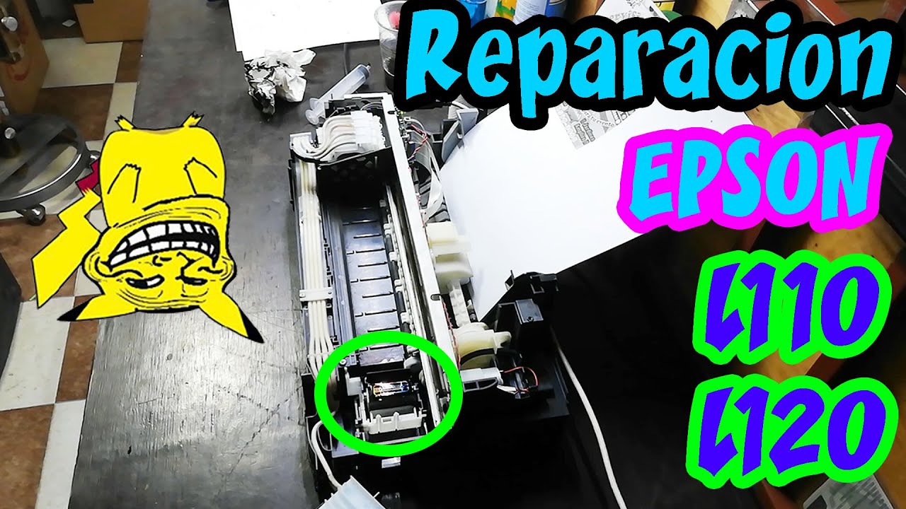 Reparacion de impresora Epson L110 Epson L120 Solucionado! - YouTube