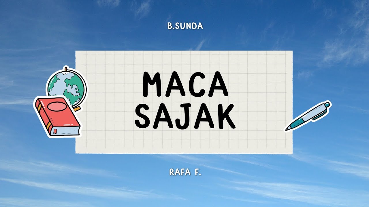VLOG 0009 | MACA SAJAK " SI BELANG " - RAFA F. - YouTube