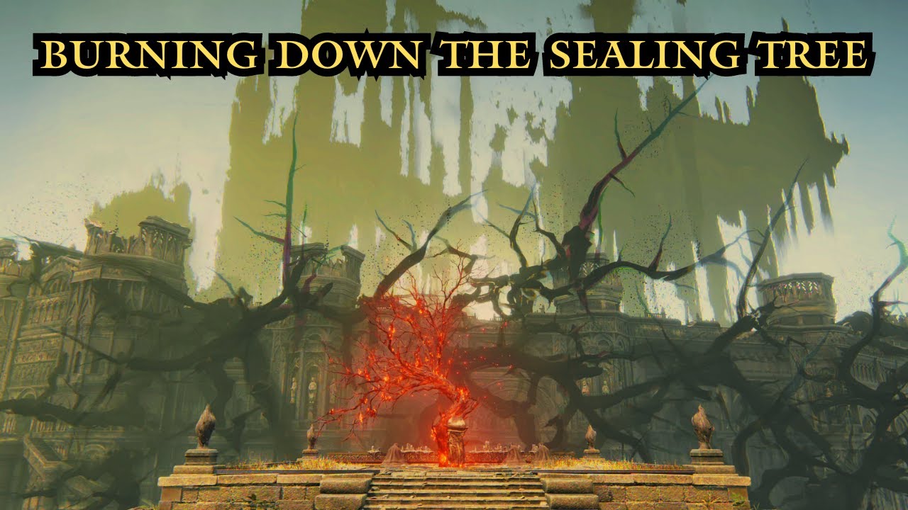 Elden Ring Shadow of the Erdtree - Burning the Sealing Tree (Cut Scene ...