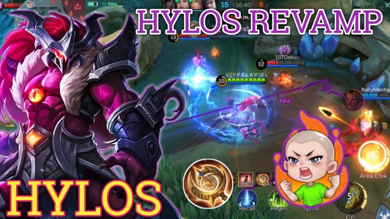 (HYLOS REVAMP) GAMEPLAY HYLOS - BUILD TOP 1GLOBAL HYLOS - MLBB - YouTube