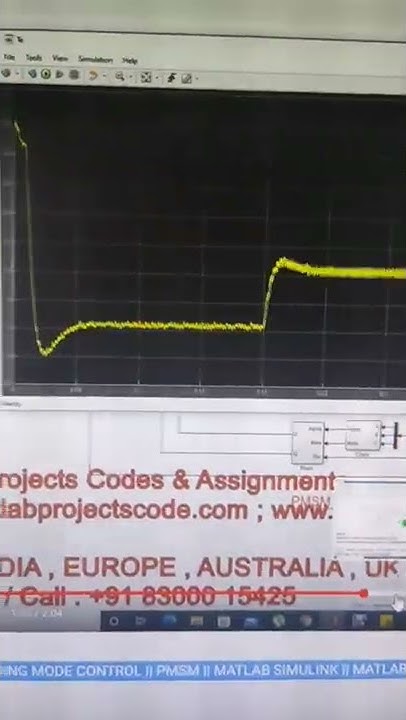 PMSM SMC-SLIDING MODE CONTROL-PMSM-MATLAB SIMULINK-MATLAB-SIMULATION - YouTube